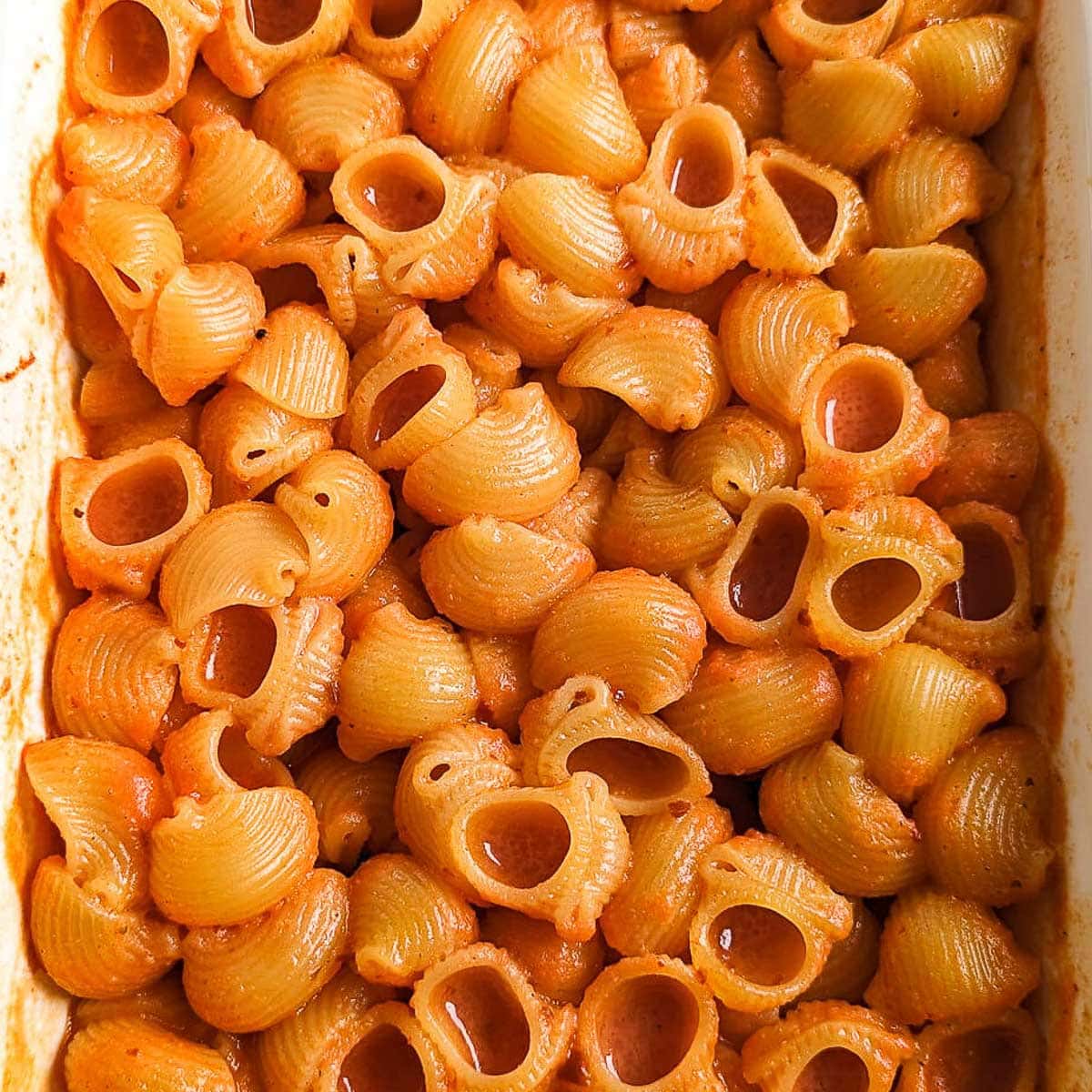 Easy Vegan No-Boil Pasta Bake | Happy Vegannie
