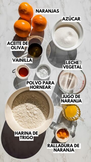 Volteado de Naranja Vegano | Happy Vegannie