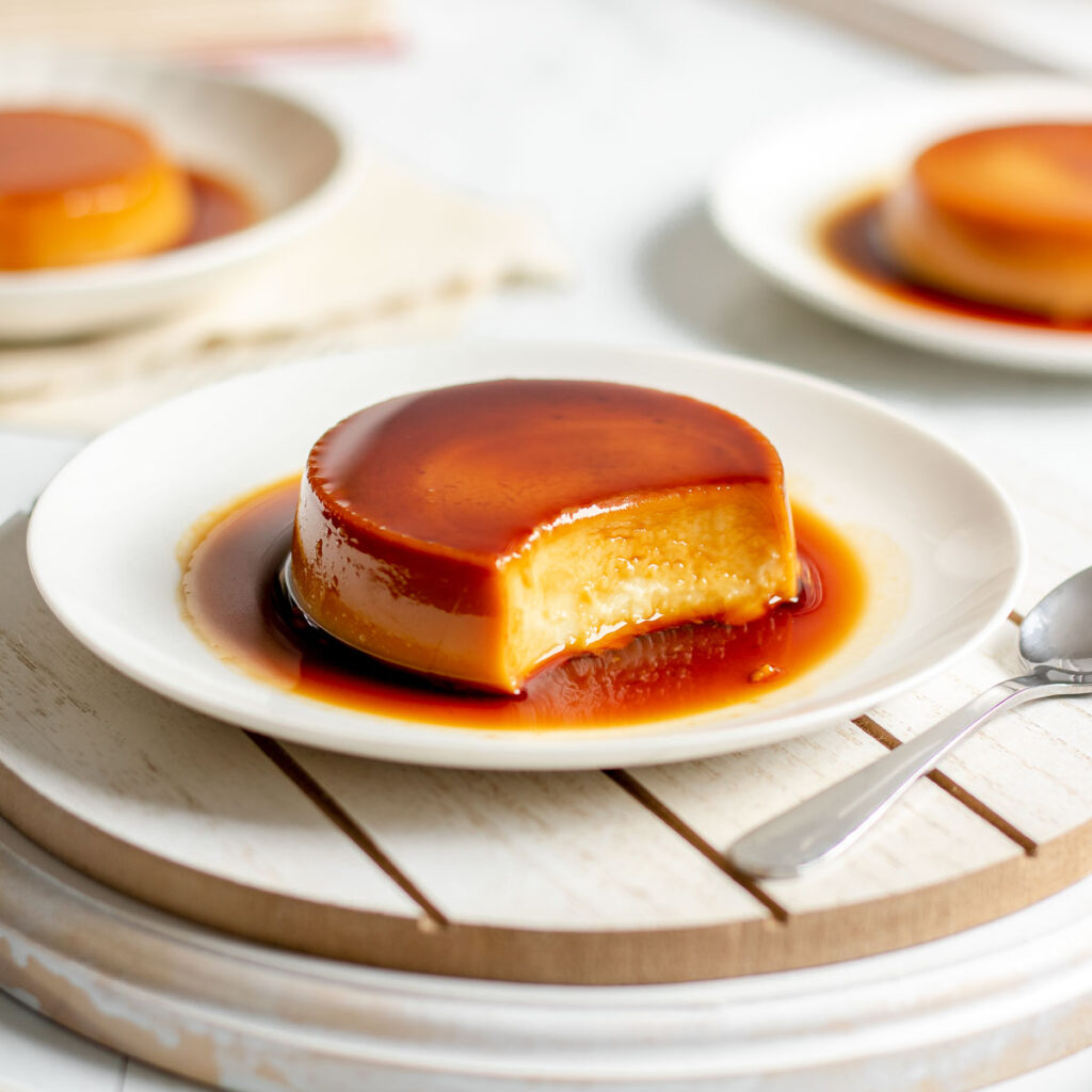 Easy Vegan Flan (100% egg-free!) | Happy Vegannie
