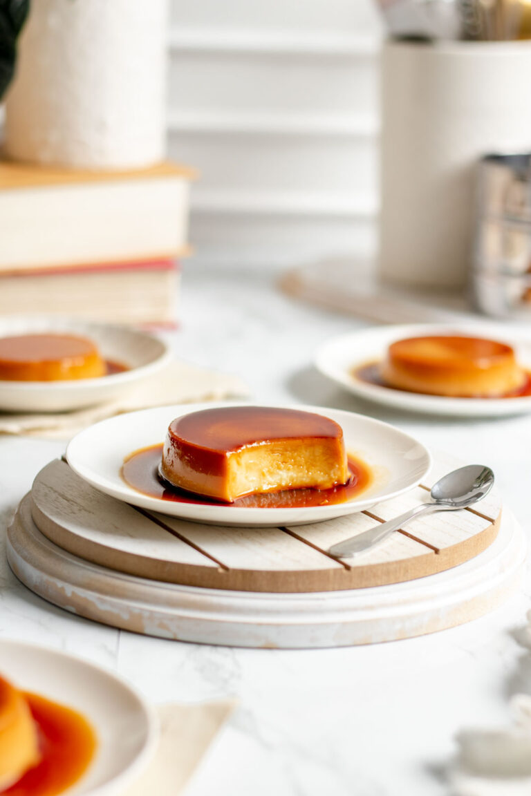 Easy Vegan Flan (100% egg-free!) | Happy Vegannie