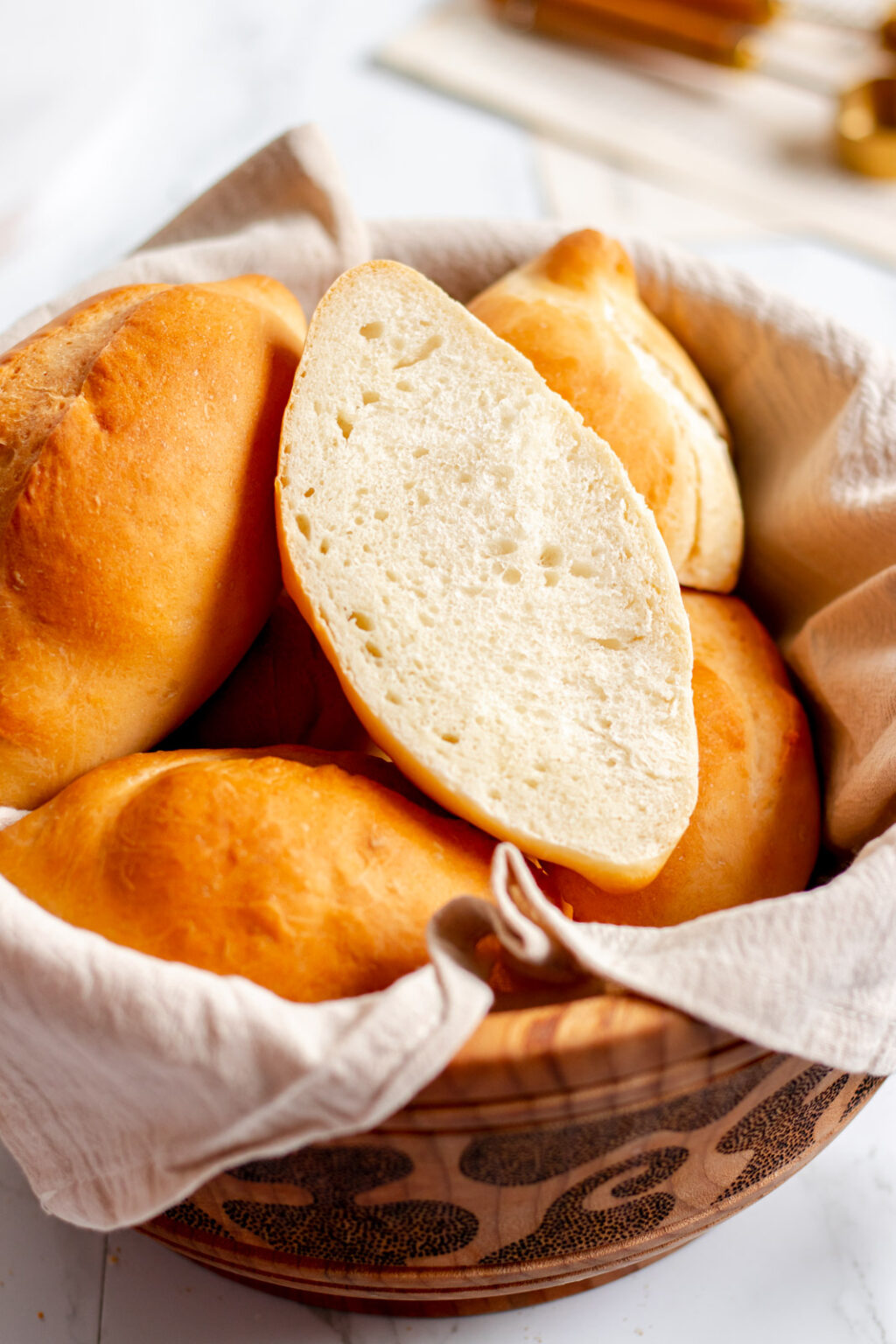 Homemade Mexican Bolillos (Crusty Vegan Bread Rolls) | Happy Vegannie